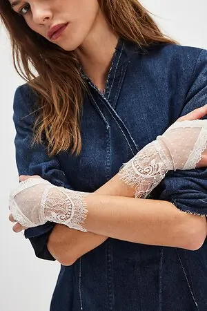 Free People Folklore Lace Hand Piece