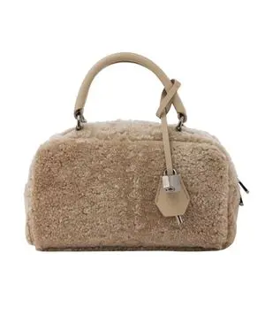 Brunello Cucinelli Shearling Tote Bag