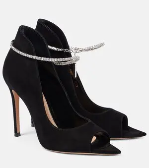 Gianvito Rossi Peep Toe Pumps