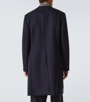 MAISON MARGIELA Wool Coat - Blue