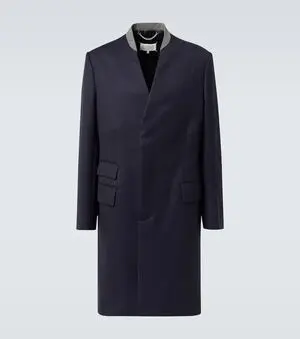 MAISON MARGIELA Wool Coat - Blue