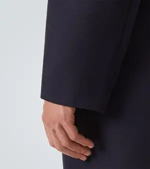 MAISON MARGIELA Wool Coat - Blue