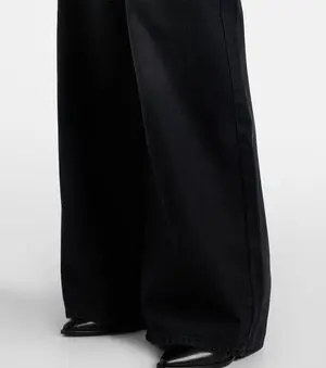 Isabel Marant Étoile Lemony Wide-leg Jeans - Black