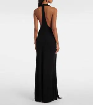Christopher Esber Trapeze Draped Jersey Gown