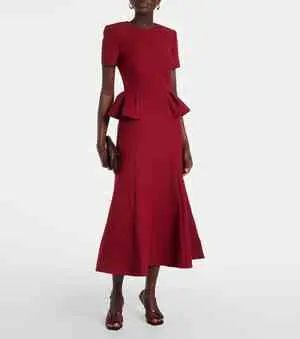 Roland Mouret Peplum Midi Dress