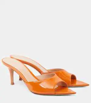 Women's Orange Mules Clogs