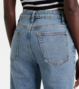 FRAME Arrow High-rise Flared Jeans - Blue