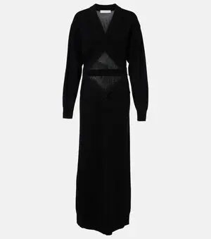 Christopher Esber Gathered Cutout Maxi Dress