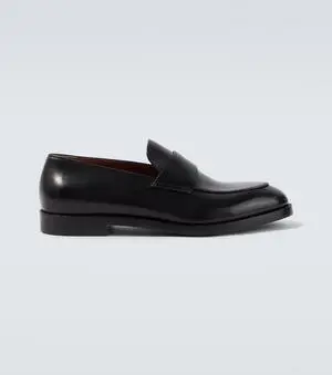 Zegna Leather Penny Loafers