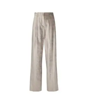 Brunello Cucinelli Cotton-blend Velvet Straight Pants