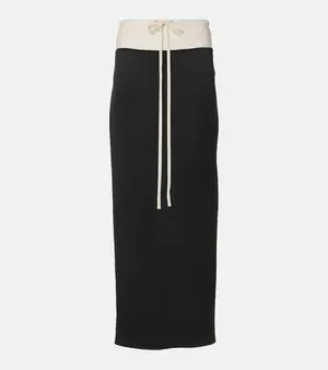 Khaite Chet Satin Maxi Skirt