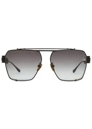 Balmain Aviator-style Sunglasses - Black