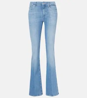 7 For All Mankind Mid-rise Flared Jeans