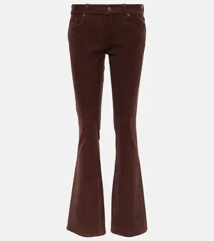 7 For All Mankind 7 For All Mankind Mid-Rise Flared Jeans Brown