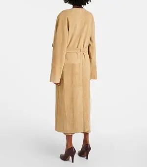 Stouls Dietrich Suede Coat - Beige