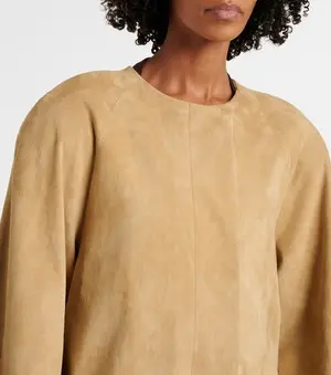Stouls Dietrich Suede Coat - Beige