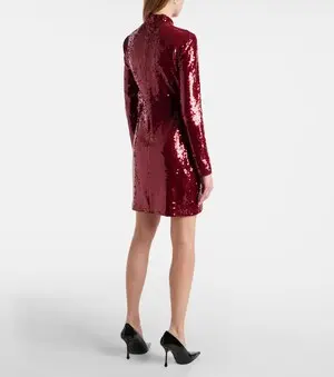 Veronica Beard Sylee Sequined Mini Dress