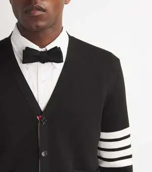 Thom Browne Milano-stitch V-neck Cardigan