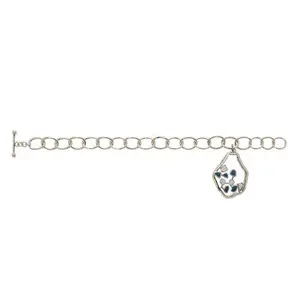 DHWANI BANSAL Laza Bracelet - White Rhodium Plated