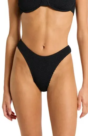 Bond Eye Christy Bikini Bottom - Black Recycled