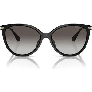 Michael Kors 56mm Gradient Cat Eye Sunglasses - Black