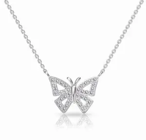 DONATELLO GIAN Name' Butterfly Necklace And Earrings Set