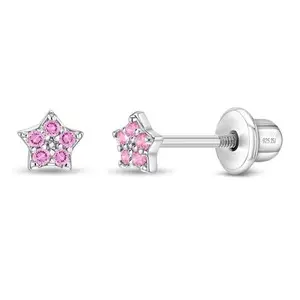 IN SEASON JEWELRY Star Stud Earrings - Pink