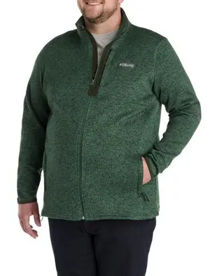 Columbia Sweater Weather Full-zip Fleece Jacket - Rainforest Heather