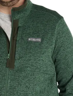 Columbia Sweater Weather Full-zip Fleece Jacket - Rainforest Heather