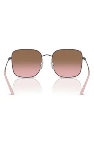 VOGUE 57mm Gradient Square Sunglasses - Pink