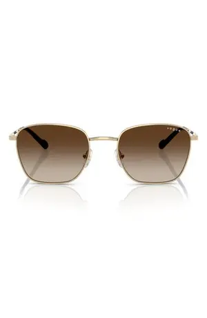 VOGUE 53mm Pillow Sunglasses - Pale Gold