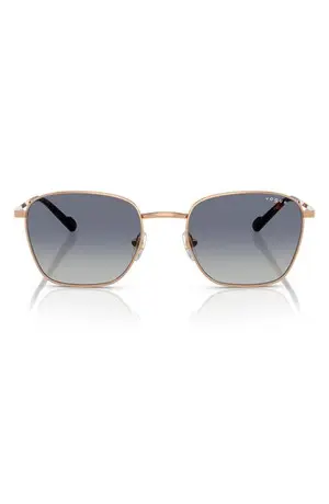 VOGUE 53mm Pillow Sunglasses - Rose Gold