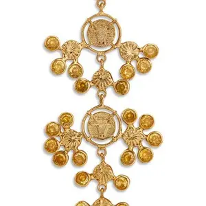 DHWANI BANSAL Inka Maxi Chandelier Earrings