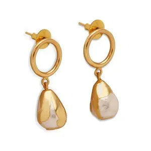 DHWANI BANSAL Luludrop Drop Earrings - Gold Plated