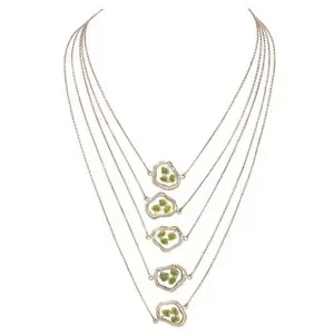 DHWANI BANSAL Terra Layered Necklace - Gold Plated