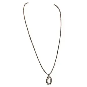 DHWANI BANSAL Syra Pendant - Gunmetal Grey