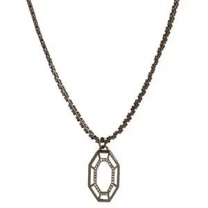 DHWANI BANSAL Syra Pendant - Gunmetal Grey