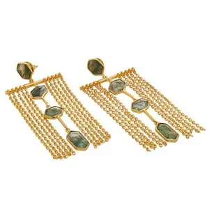 DHWANI BANSAL Zelena Chandelier Earrings