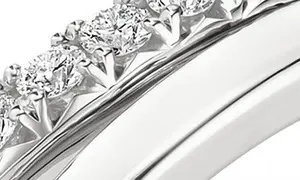 Hearts On Fire Vela French Cut Diamond Ring - White Gold
