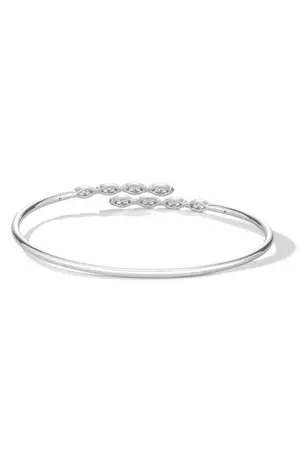 Hearts On Fire Aerial Marquise Diamond Bangle - White Gold