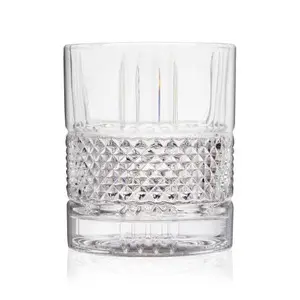 VISKI Revolve Crystal Rocks Glass - Clear