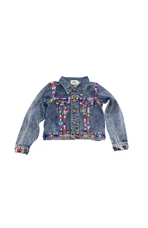 LOLA + THE BOYS Denim Embellished Jacket