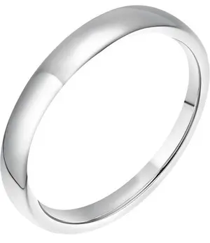 DONATELLO GIAN Sterling 2mm Wedding Band - Silver