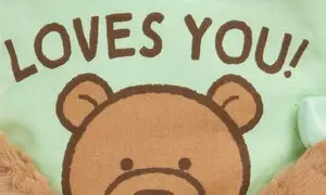 JELLYCAT Bartholomew Bear Loves You! Cloth Book