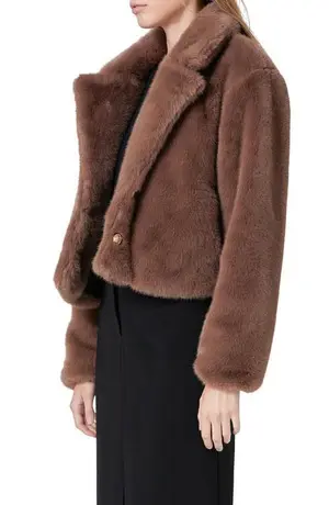 Endless Rose Faux Fur Coat