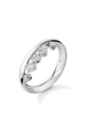 Hearts On Fire Barre Diamond Ring - White Gold