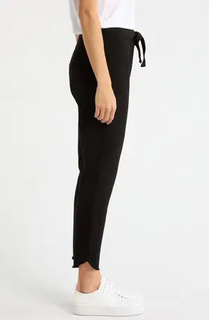 Frank & Eileen Christine Tulip Hem Joggers - Black