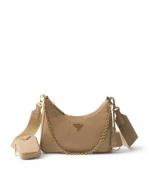 Prada Re-nylon Re-edition 2005 Shoulder Bag - Brown