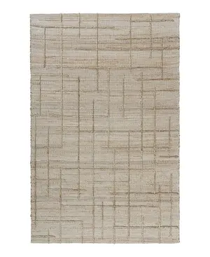 LR HOME Naella Mes-569 Area Rug, 7'9 X 9'9 - Bleach