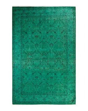 Bloomingdale'S Fine Vibrance M1450 Area Rug, 6'2 X 9'5 - Light/blue